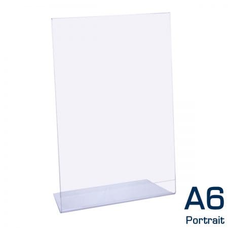 A4 Portrait Single-Sided Card Holder | Mills Display