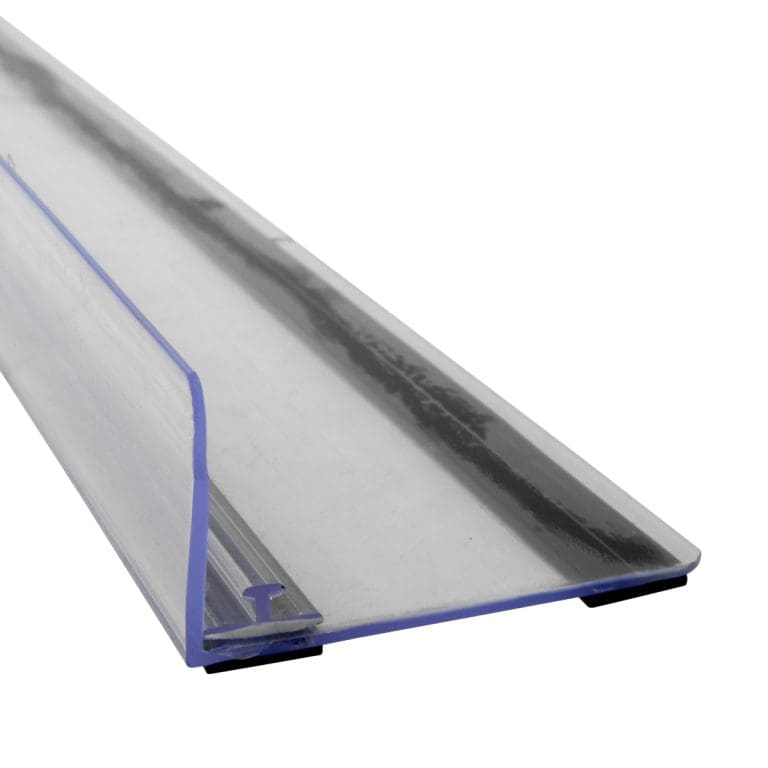 Front Riser L-Shape 30x905mm W/ Magnetic Tape And T-Channel | Mills Display